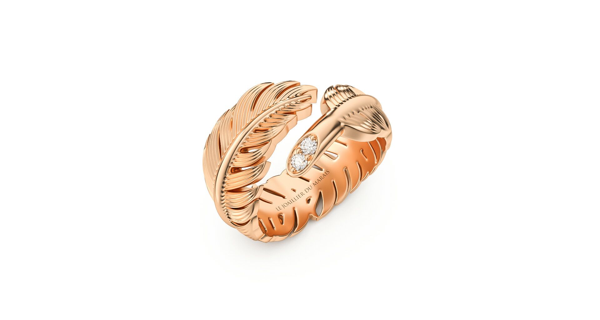 Bague MÉSANGE en or rose 750‰